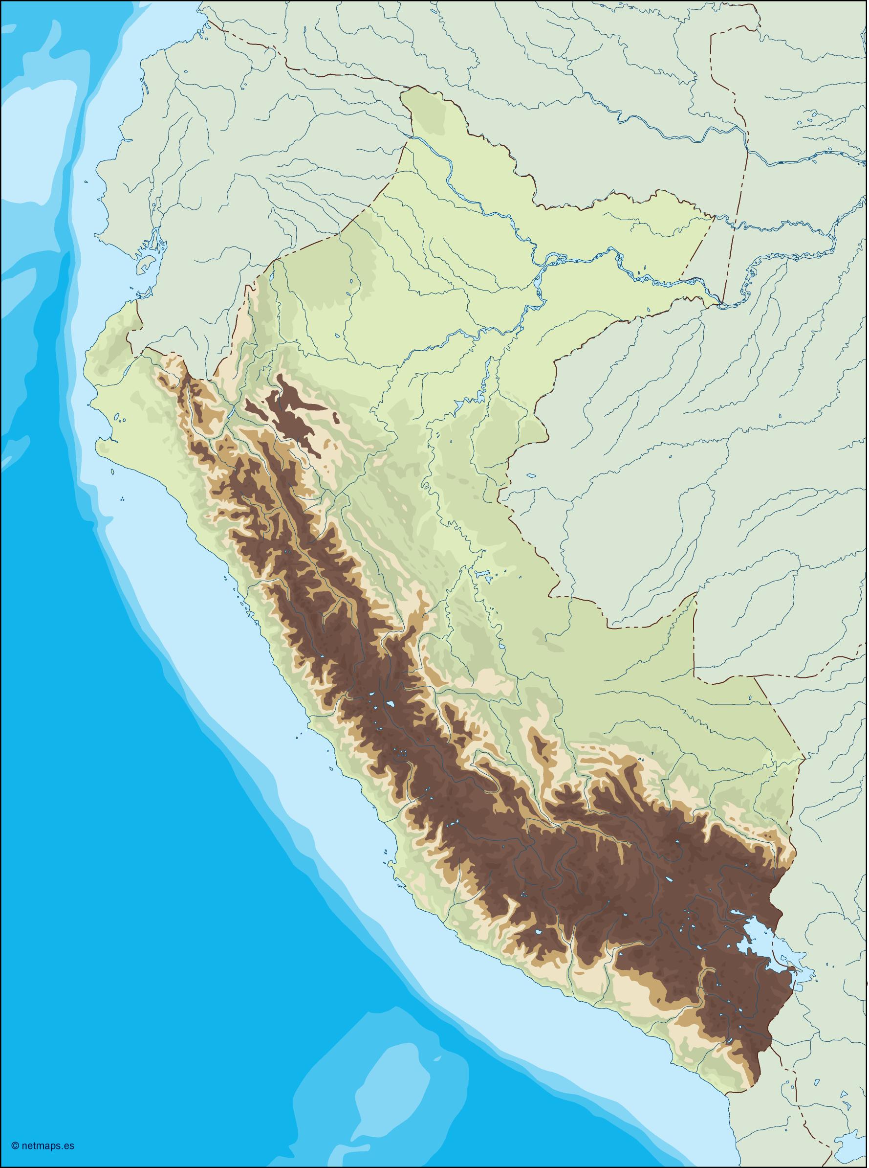 peru illustrator map. Eps Illustrator Map | Digital Maps. Netmaps UK ...